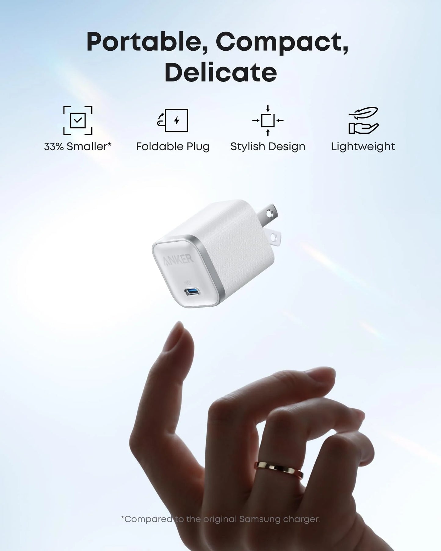 Anker Nano Charger 45W Aurora White - A2692 – Anker Pakistan